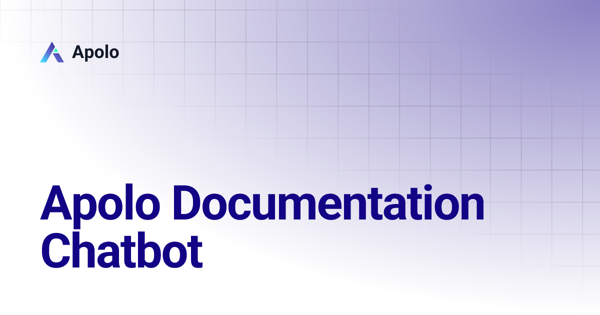 Apolo Documentation Chatbot | Examples/Use Cases | Apolo